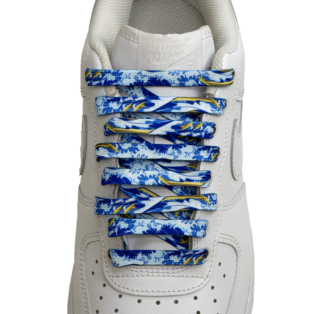 SneakerScience Art Print Flat Laces - Great Wave – Sneaker Science