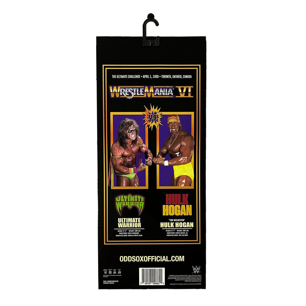 ODD SOX - Warrior vs Hogan Legendary Matches Socks – Sneaker Science